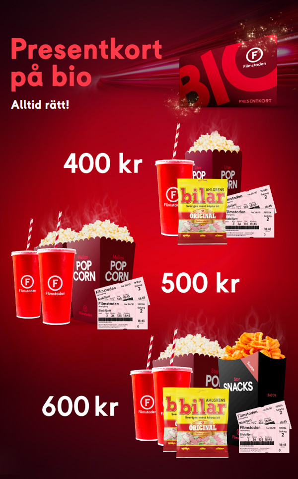Digitala presentkort på bio